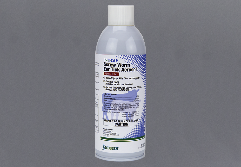Prozap® Screw Worm and Ear Tick Aerosol | Grooming & Tack | Neogen